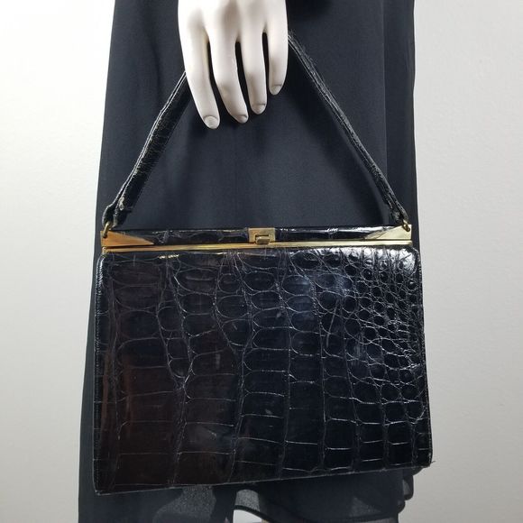 Bellestone | Bags | Bellestone Vtg 95s Mid Century Modern Black ...